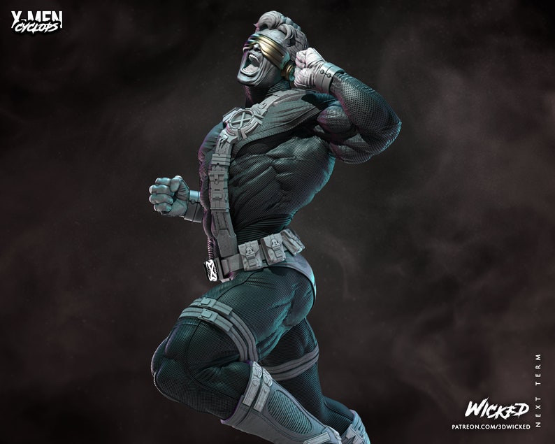 Cyclops, Statue, 3d Print, Resin Printed, X-men, 3d Printing Service ...