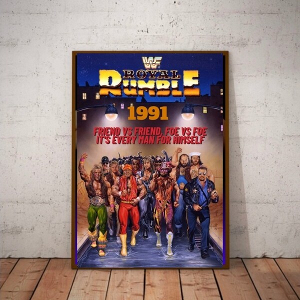 Old School Wrestling Poster - Etsy