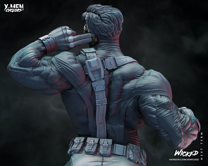 Cyclops, STL File, 3d Print, Resin Printed, X-men, 3d Printing Service ...