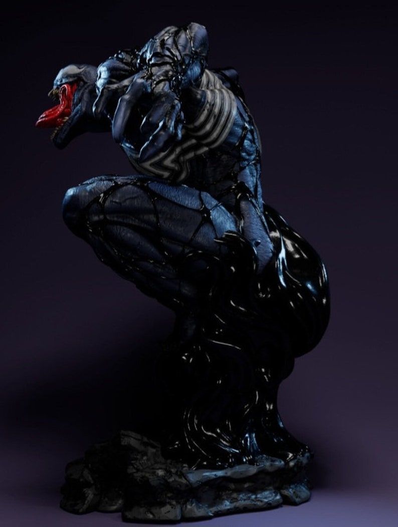 Symbiote Villian, Statue, 3d Print, Resin Printed, X-men, 3d Printing ...