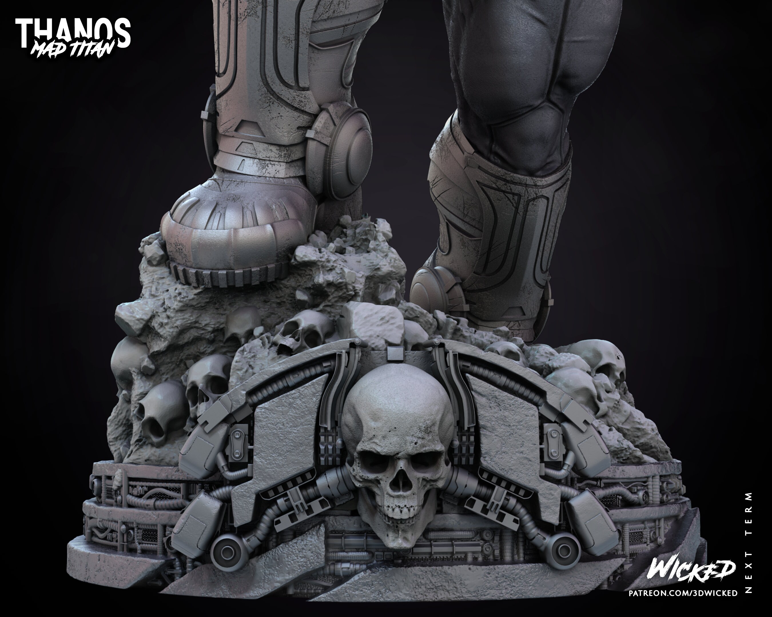 Thanos, STL File, 3d Print, Resin Printed, X-men, 3d Printing Service ...