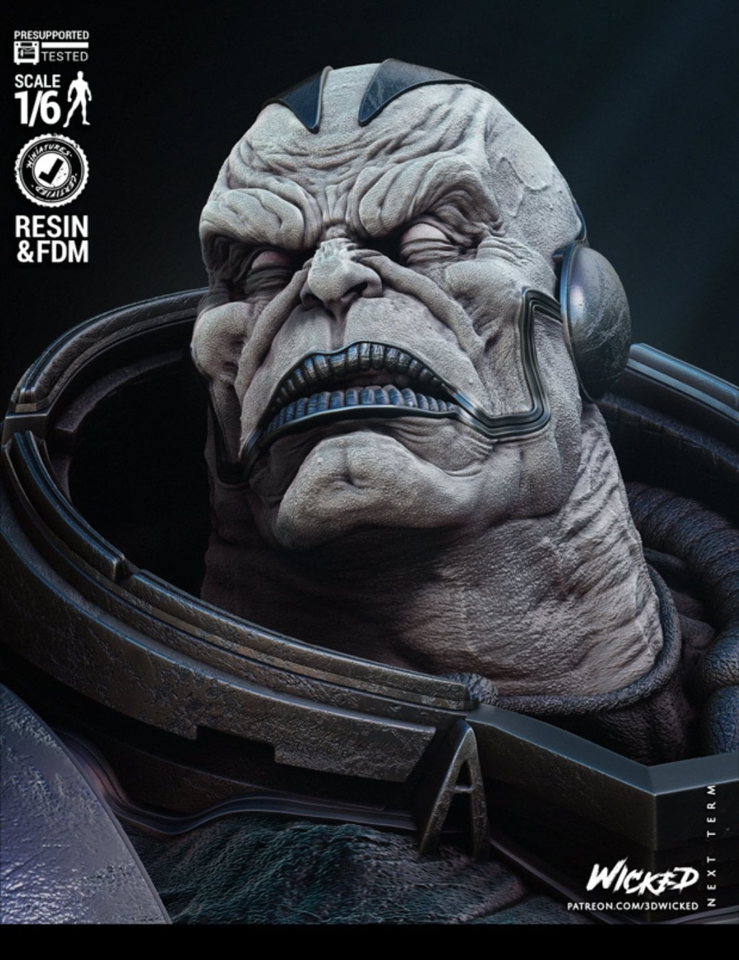 Apocalypse, STL File, 3d Print, Resin Printed, X-men, 3d Printing ...