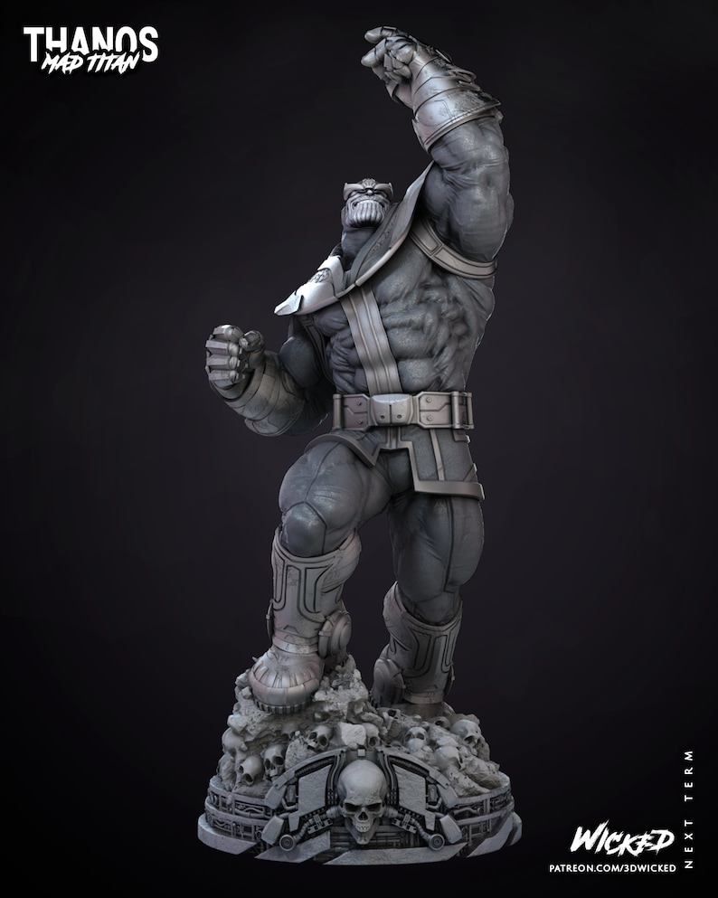 Thanos, STL File, 3d Print, Resin Printed, X-men, 3d Printing Service ...