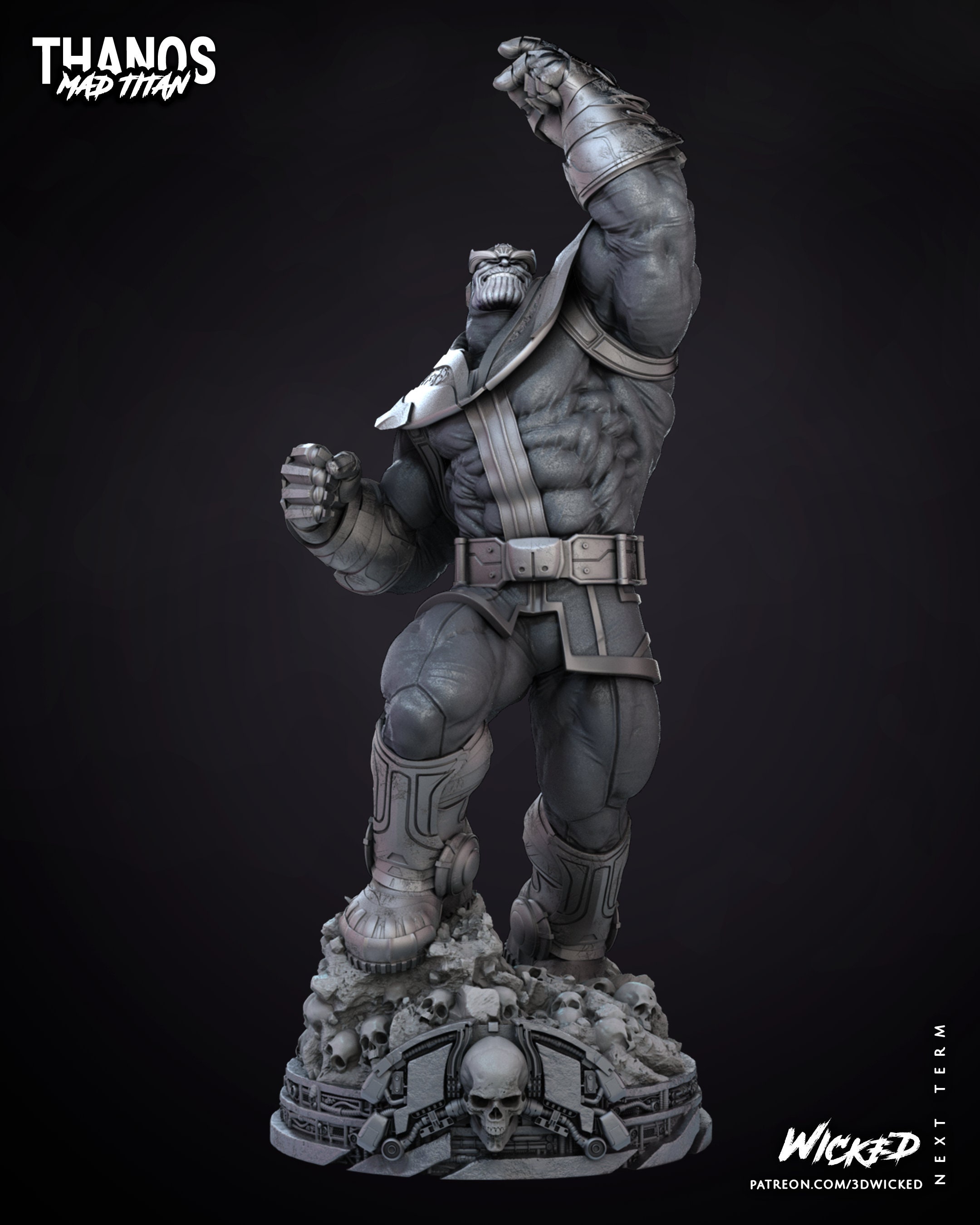 Thanos, STL File, 3d Print, Resin Printed, X-men, 3d Printing Service ...