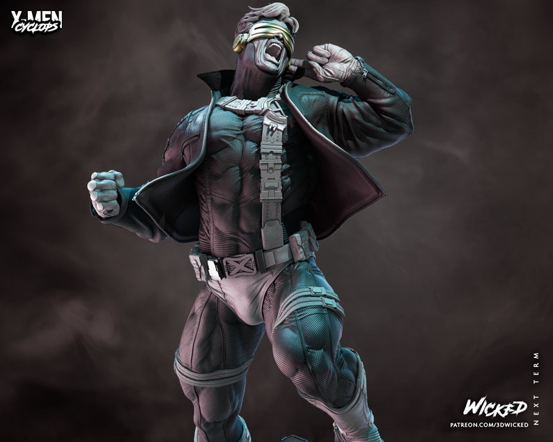 Cyclops, STL File, 3d Print, Resin Printed, X-men, 3d Printing Service ...