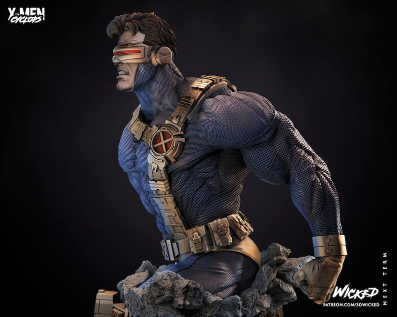 Cyclops by 3dwicked, Xmen, Bust, 3d Print, Resin Printed, 3d Printing ...