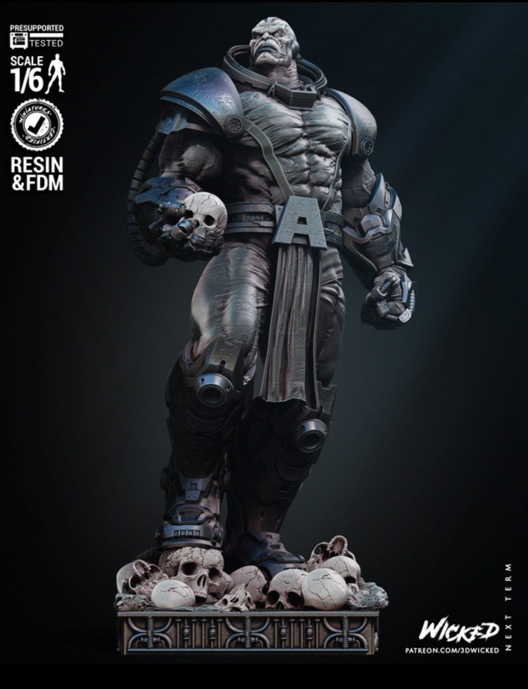 Apocalypse, STL File, 3d Print, Resin Printed, X-men, 3d Printing ...