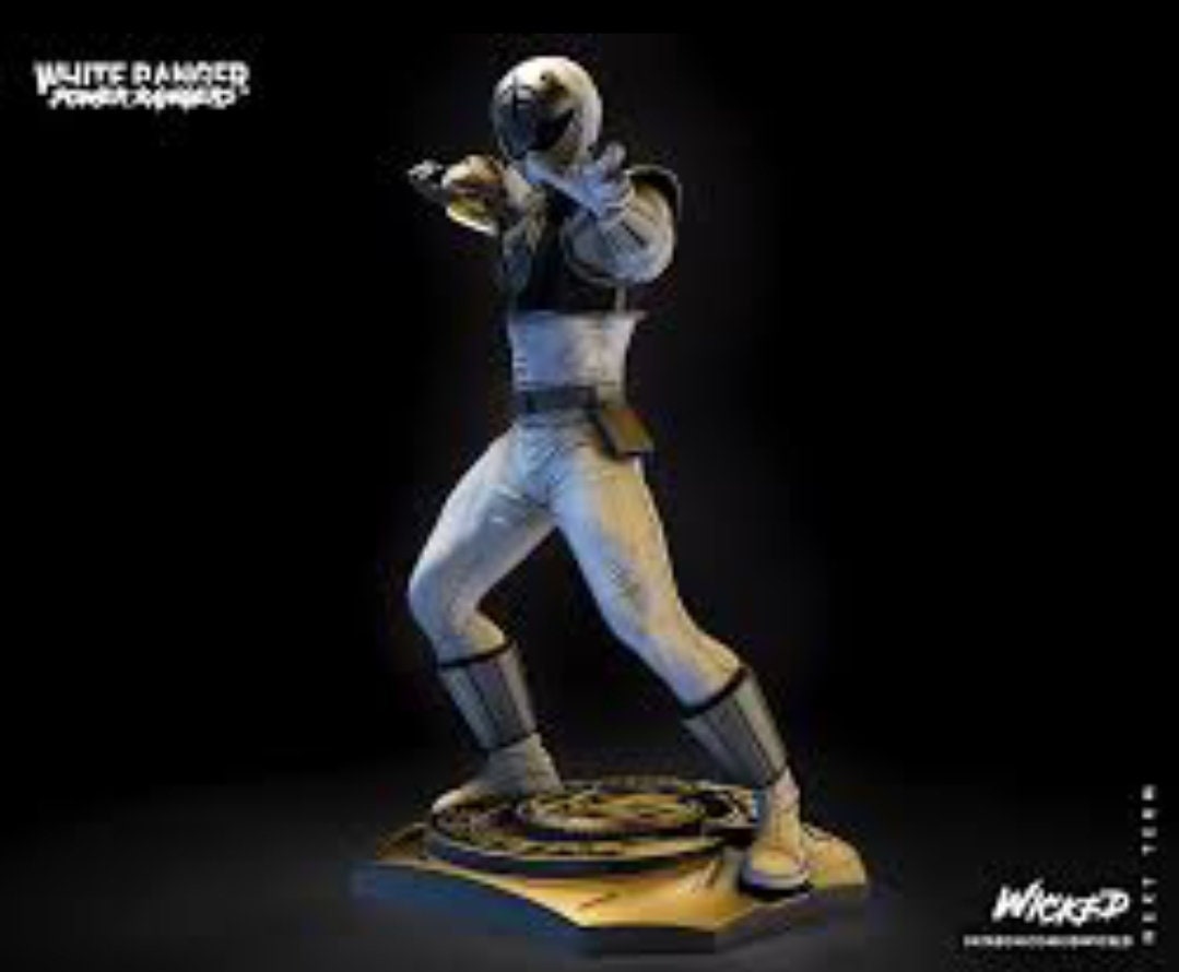 Ranger, White, Statue, 3d Print, Resin Printed, Power, 3d Printing ...