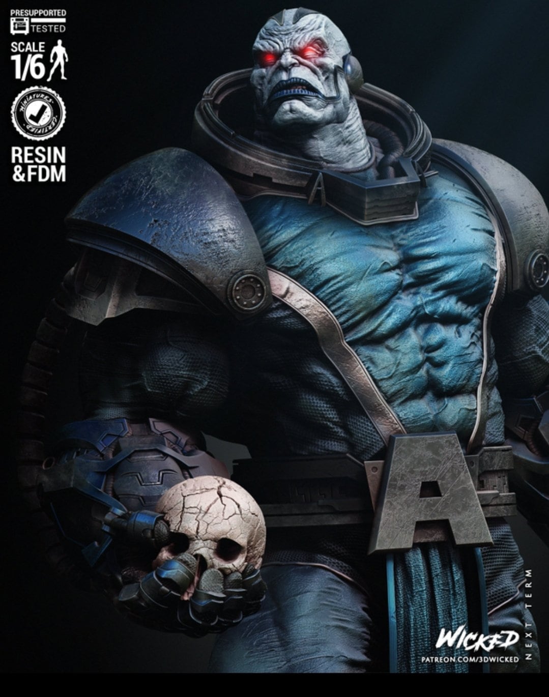 Apocalypse, STL File, 3d Print, Resin Printed, X-men, 3d Printing ...