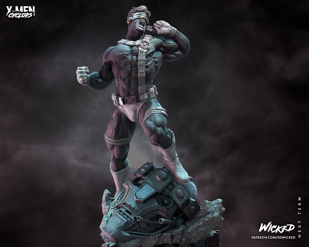 Cyclops, STL File, 3d Print, Resin Printed, X-men, 3d Printing Service ...