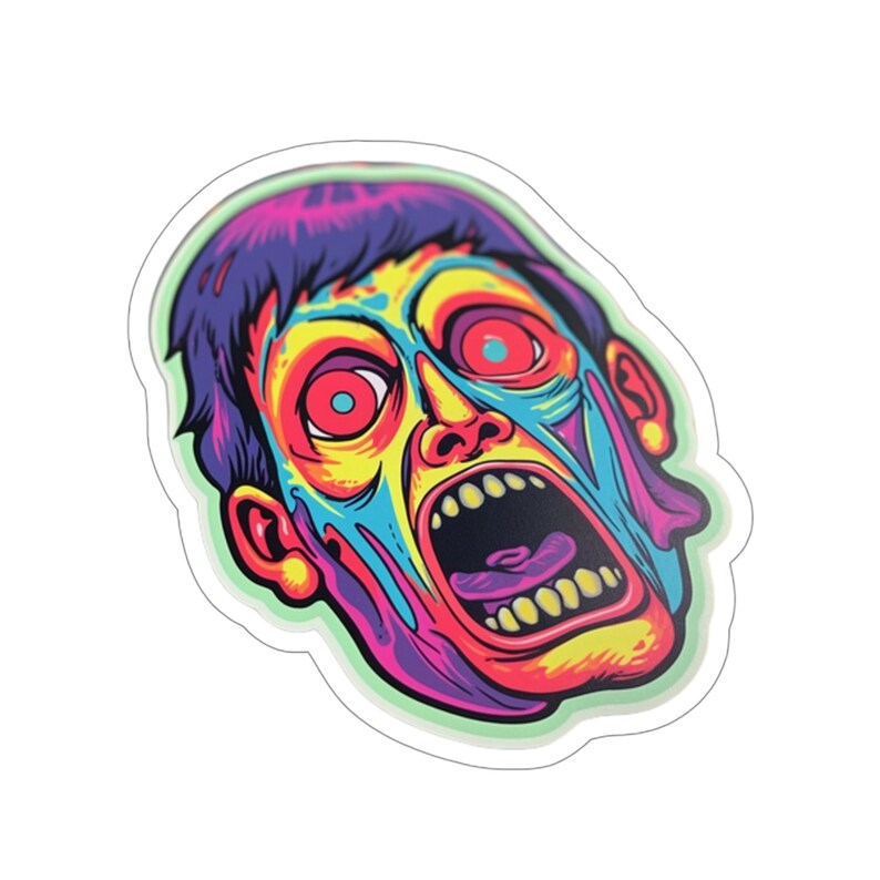 PSYCHEDELIC HORROR SCREAM Sticker Series - Etsy
