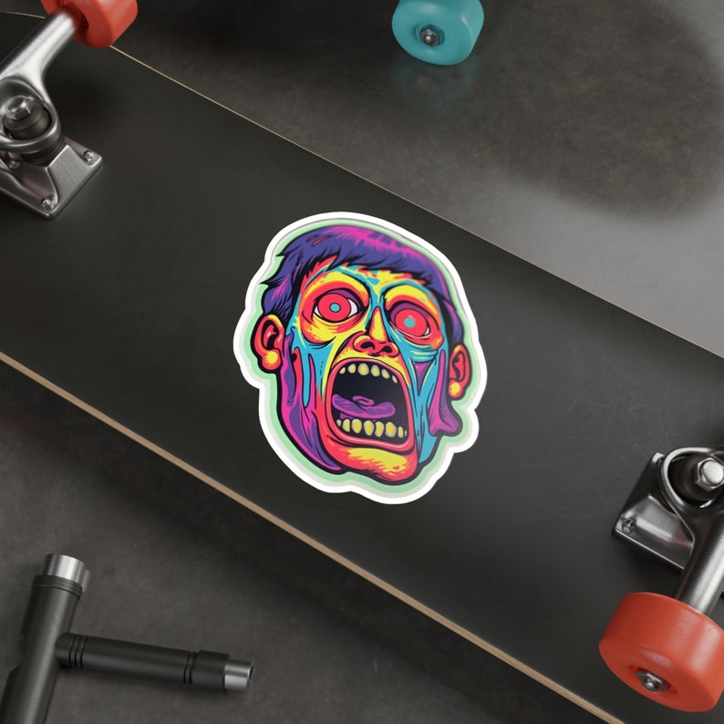 PSYCHEDELIC HORROR SCREAM Sticker Series - Etsy