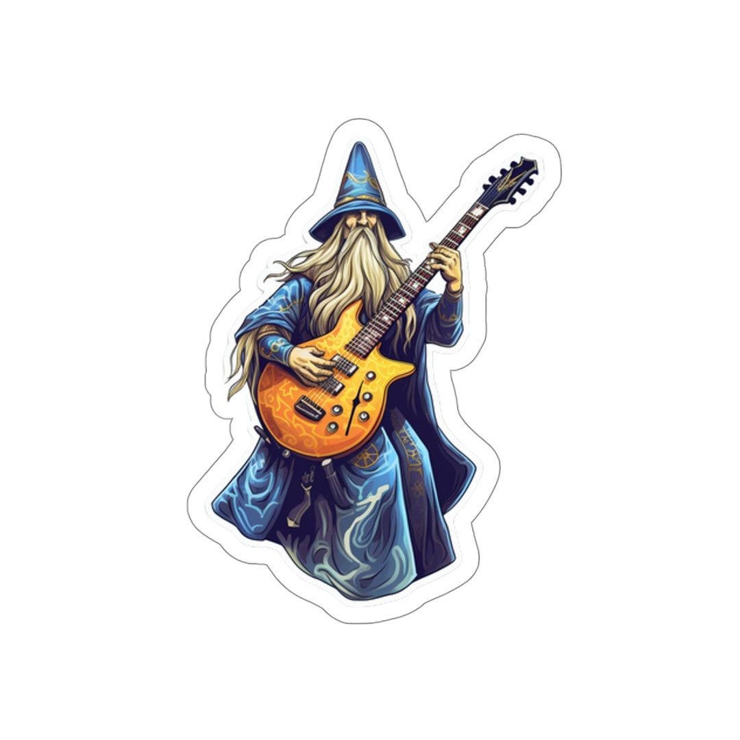Guitar Wizard Sticker Series - Etsy