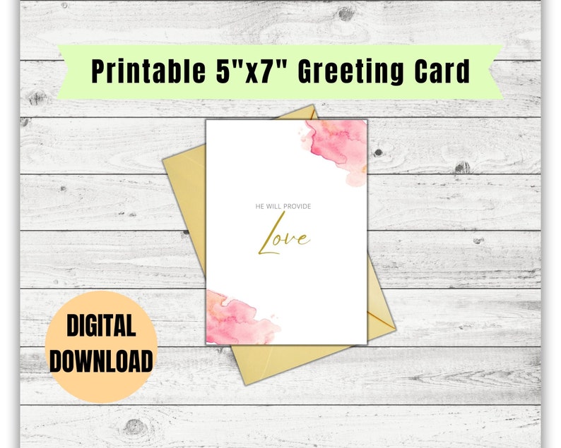Printable 5x7 Biblical Affirmation Cards, Encouragement Cards, Faith ...