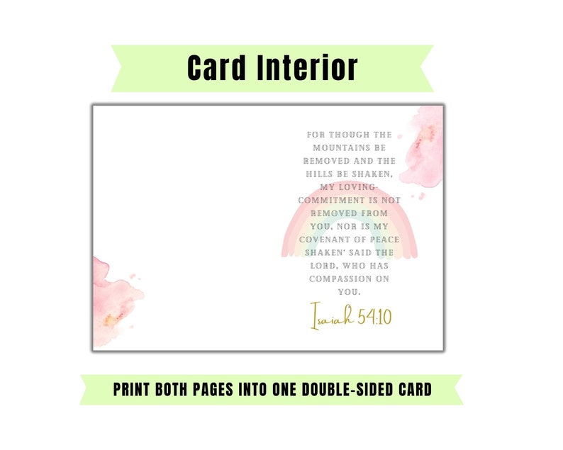 Printable 5x7 Biblical Affirmation Cards, Encouragement Cards, Faith ...