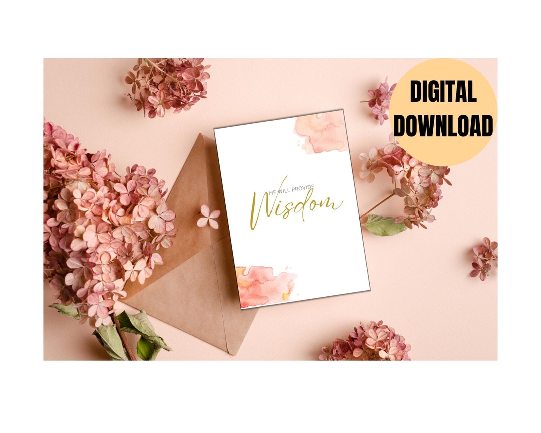 Printable 5x7 Biblical Affirmation Cards, Encouragement Cards, Faith ...