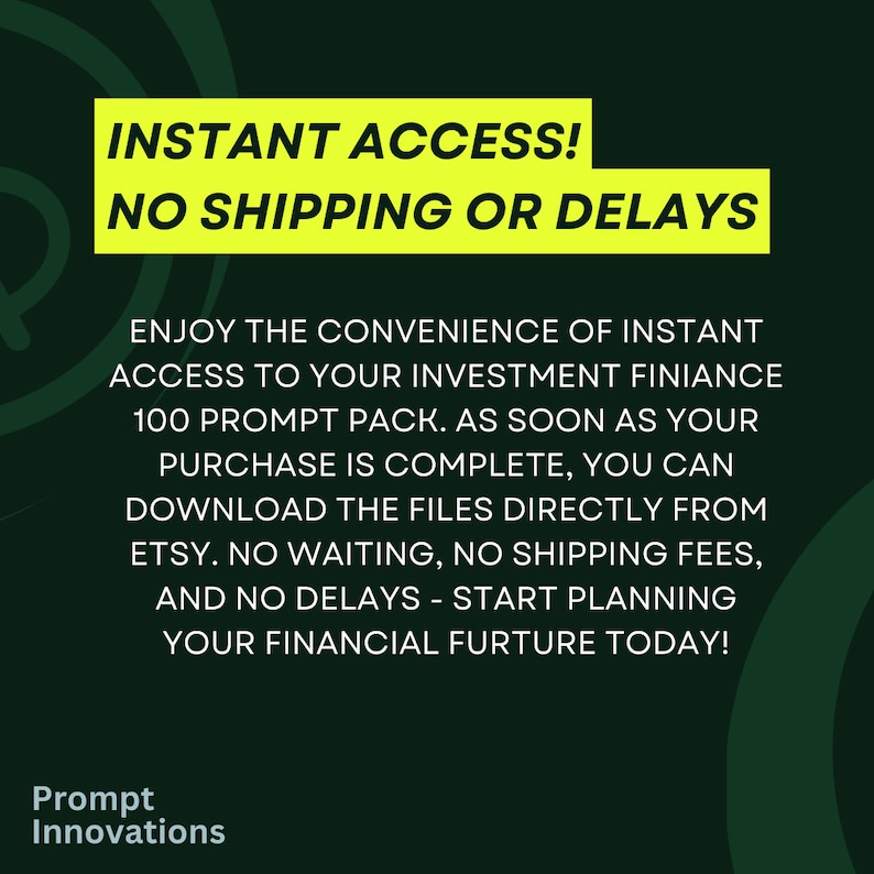 Investment Finance AI Prompt Pack: Master Your Investment Strategies ...