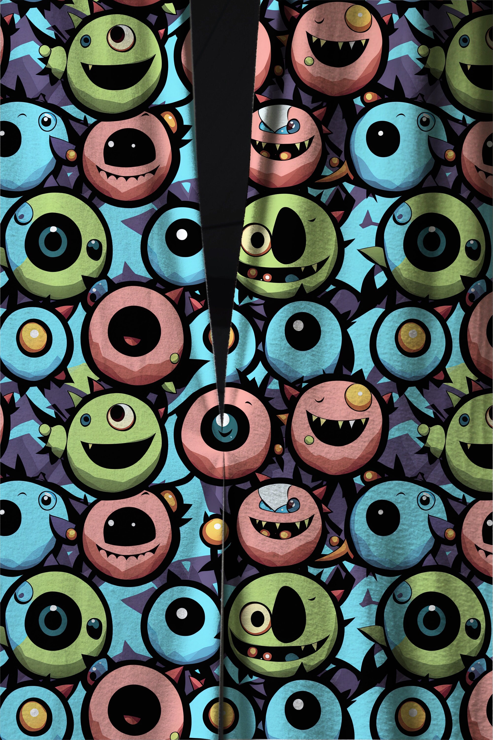 Monsters Series 01 - Unique Seamless Patterns - Printable Paper for DIY ...
