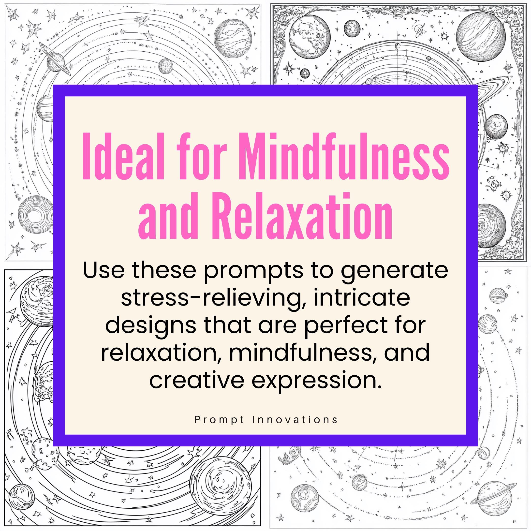 150 Adult Coloring Book Prompts for Midjourney Vol. 1 Effortless AI Art ...