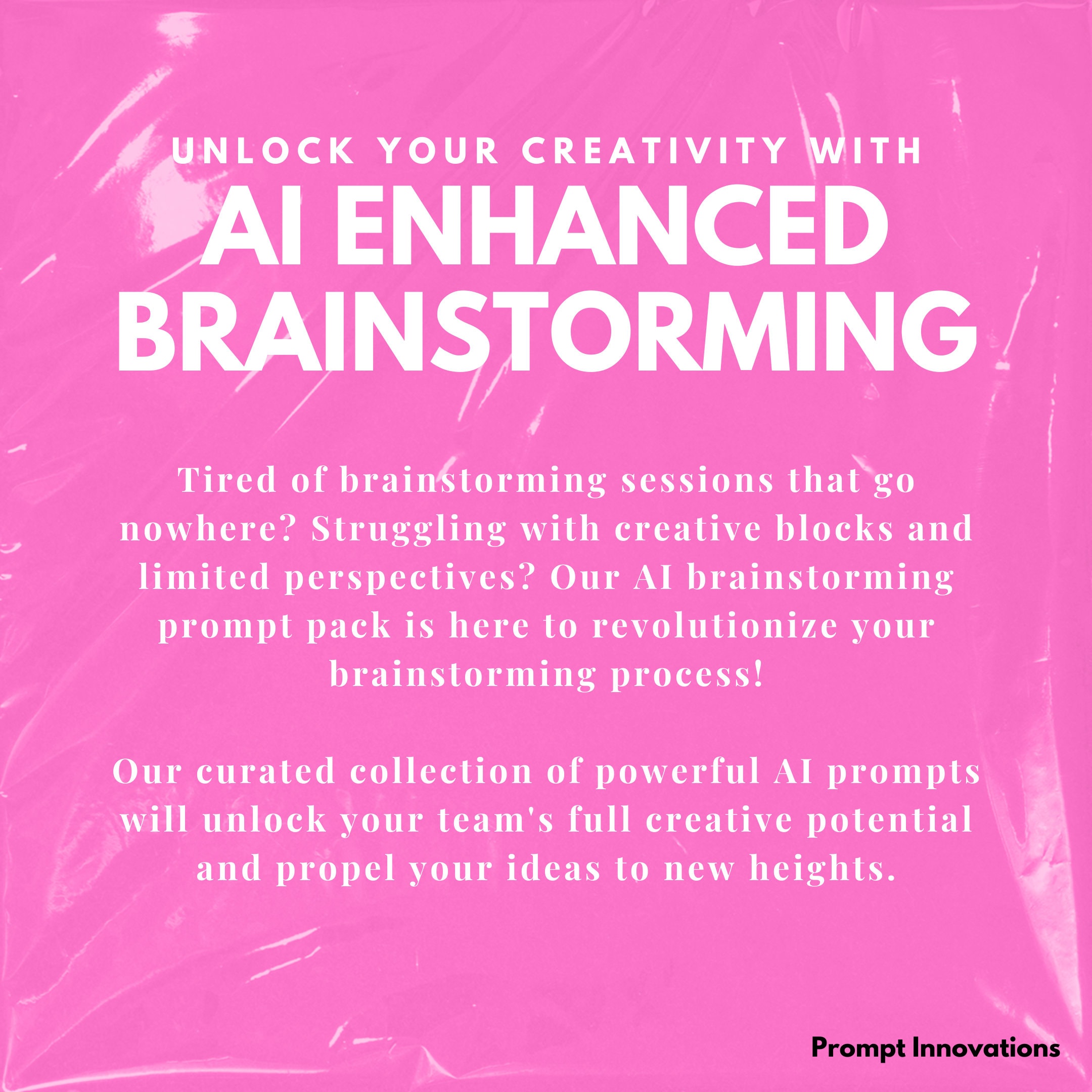AI Enhanced Brainstorming Prompt Pack: Unlock Creative Potential With ...