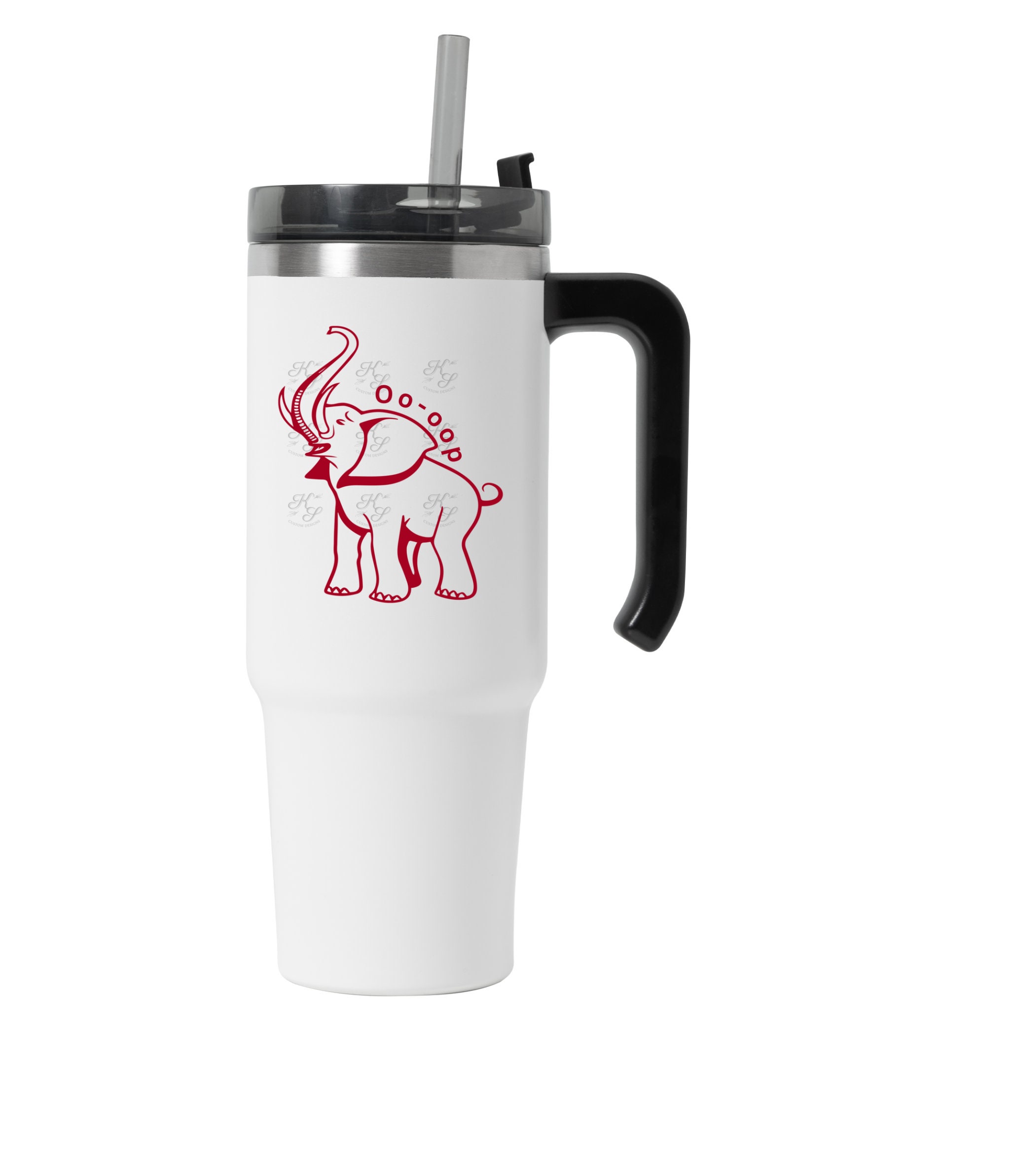 Red Elephant Delta PNG Only Image - Etsy