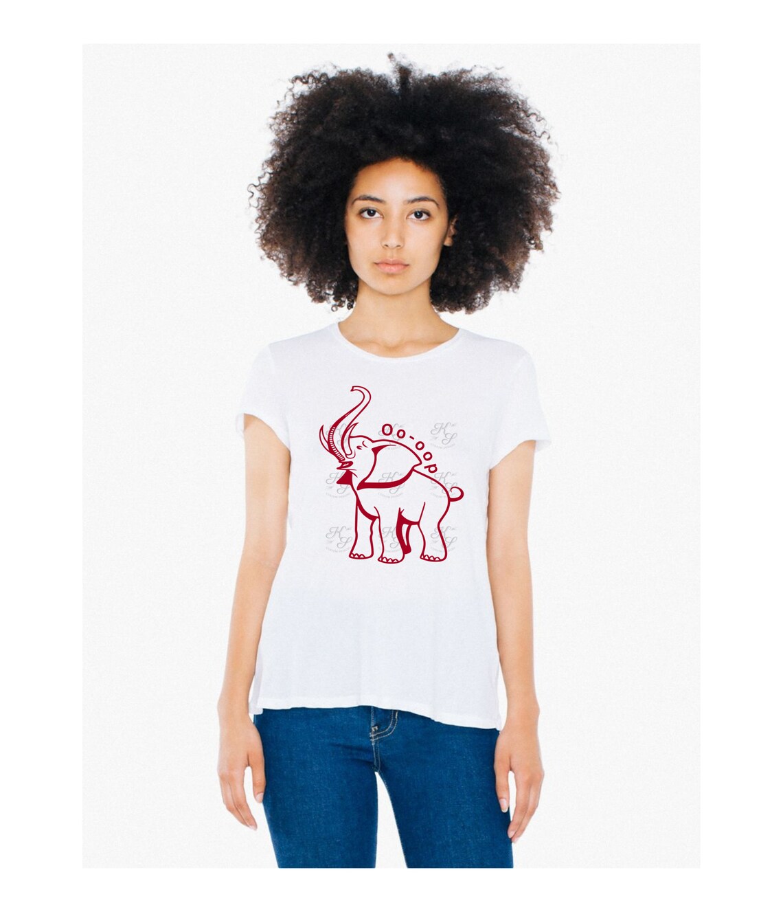 Red Elephant Delta PNG Only Image - Etsy