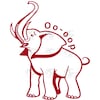 Red Elephant Delta PNG File Only Graphic - Etsy