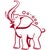 Red Elephant Delta PNG Only Image - Etsy