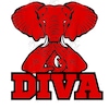 Red Elephant Delta PNG Only Image - Etsy