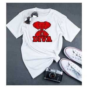 Red Elephant Delta PNG File Only Graphic - Etsy