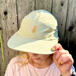 Good Vibes Peace Sign Hat, Headwear for Everyone, Camping Hat for Him ...