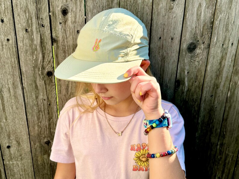 Good Vibes Peace Sign Hat, Headwear for Everyone, Camping Hat for Him ...