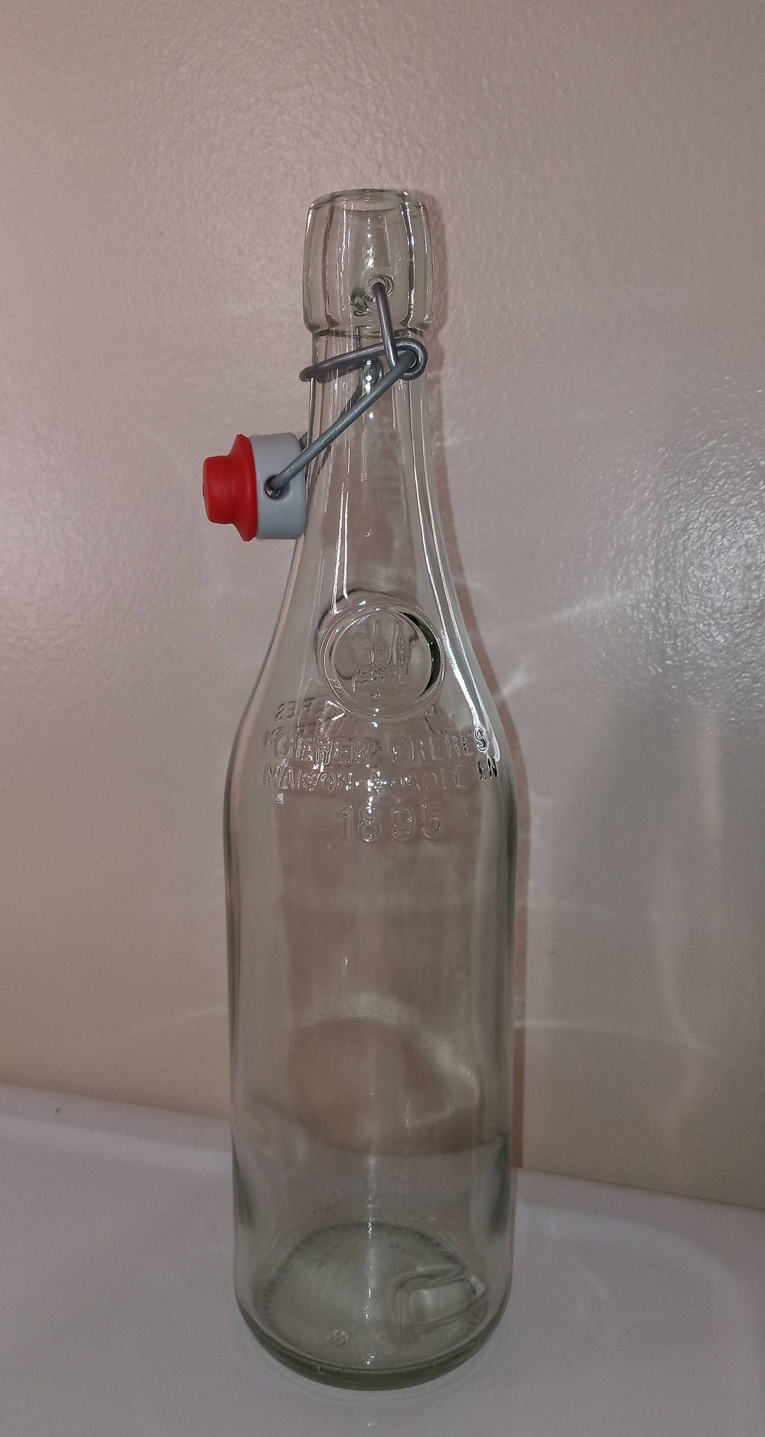 Geyer Freres Maison Fondee En 1895 Bottle With Wire Bale Clasp and ...