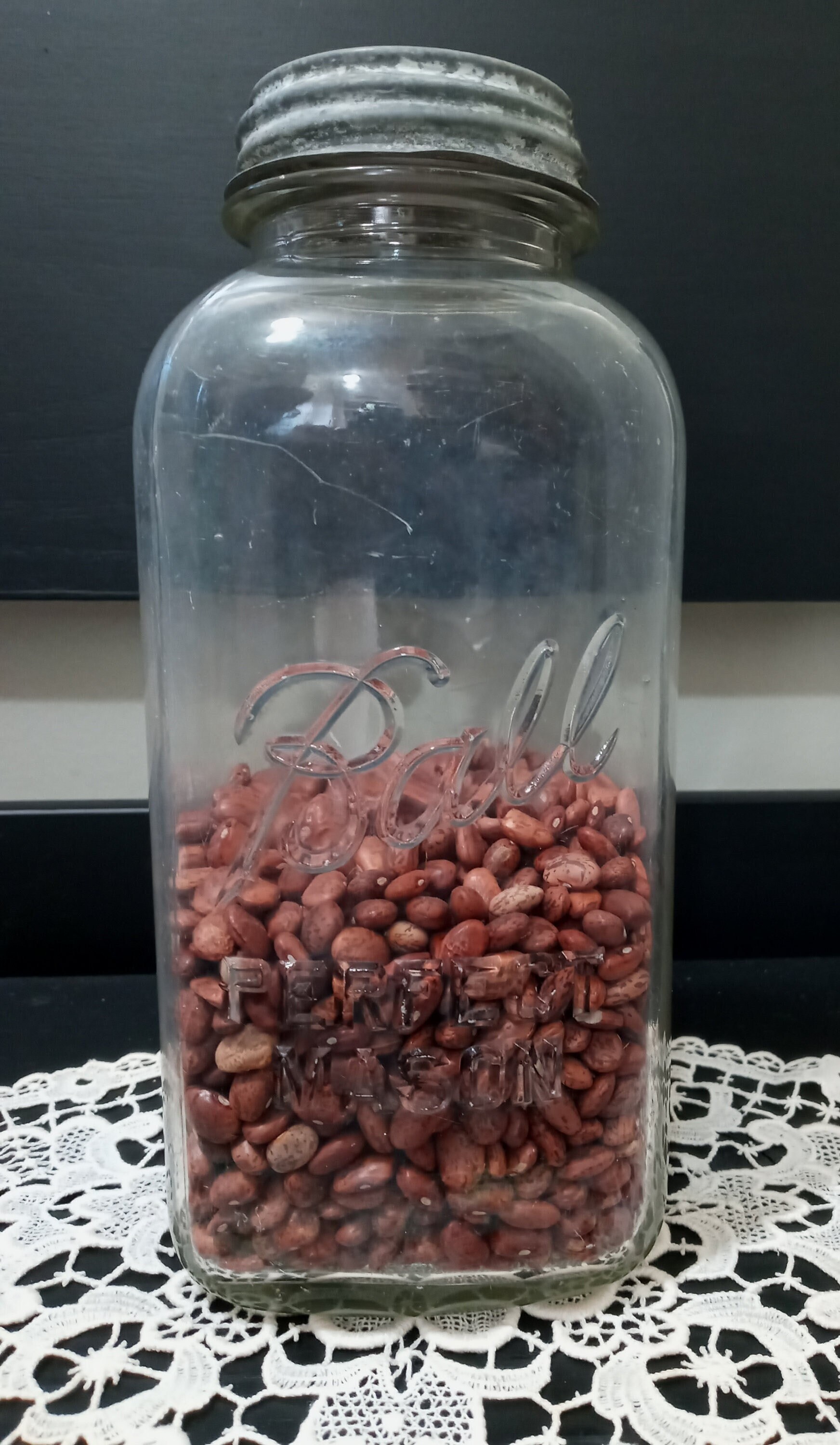 1923-1933 Rare Square Half Gallon Ball Perfect Mason Jar With - Etsy