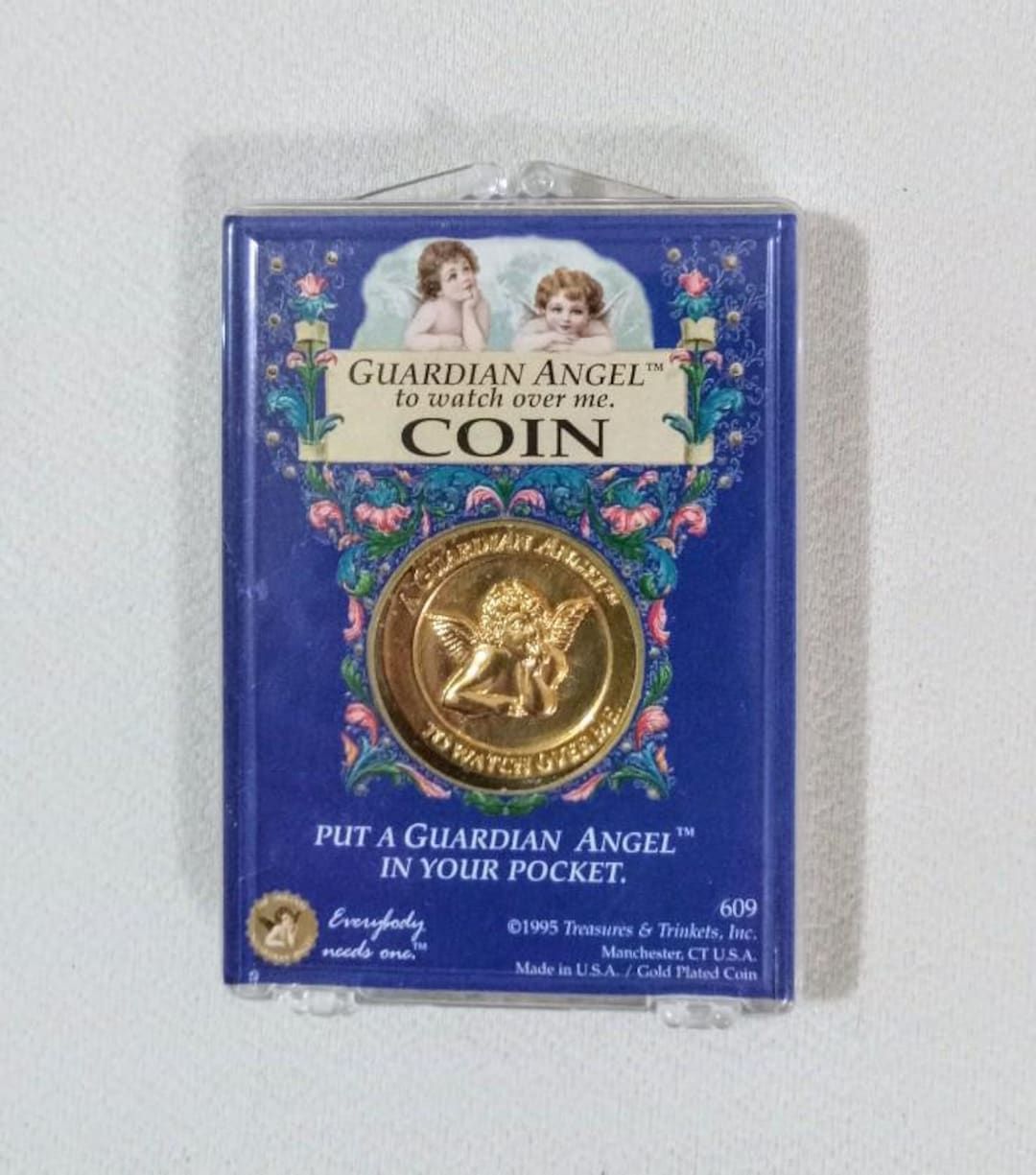 1995 Guardian Angel Gold Plated Coin by Treasures & Trinkets Inc ...