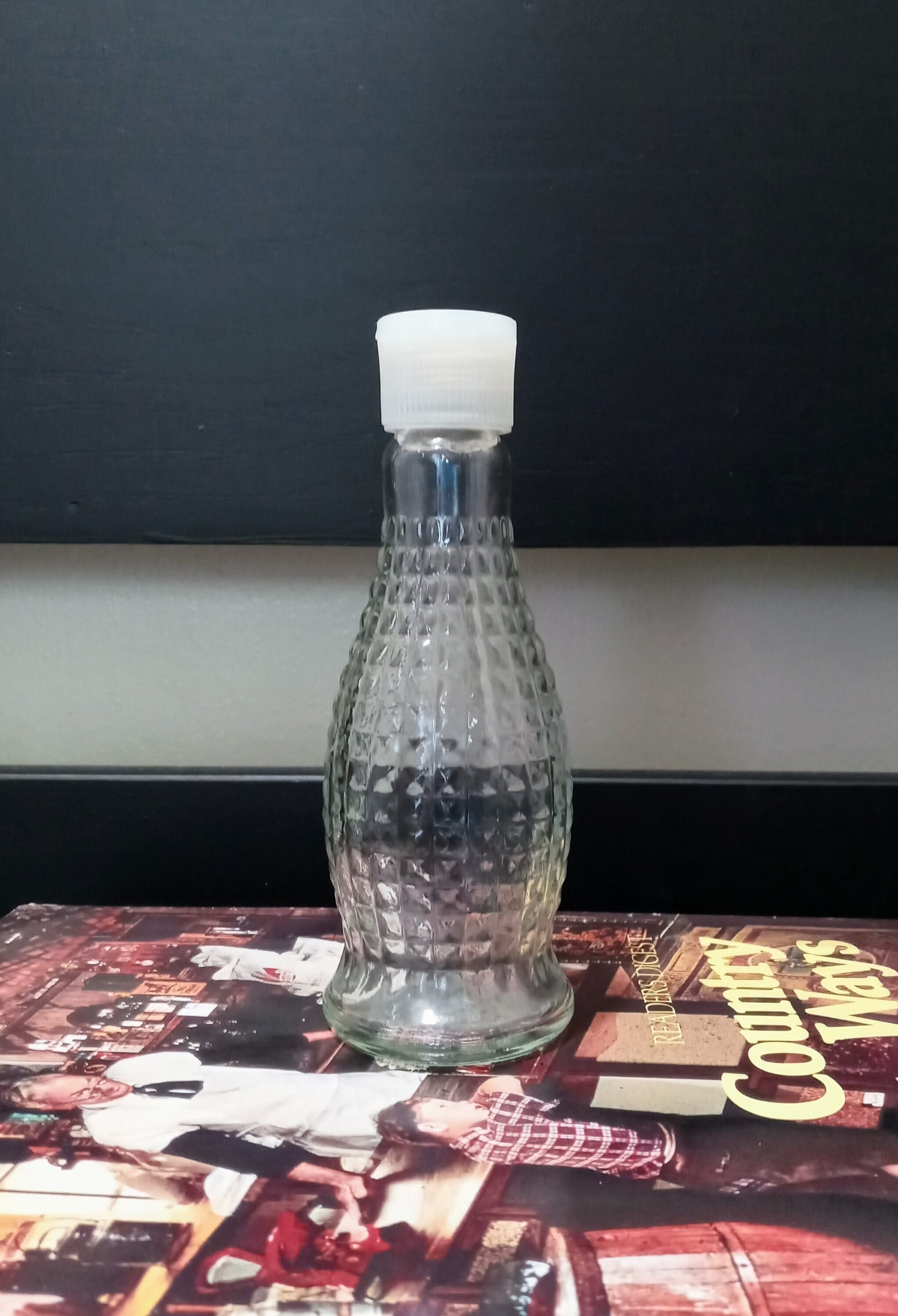 Vintage Glenshaw Glass Company 1895-2004, Textured Designed Clear Glass ...