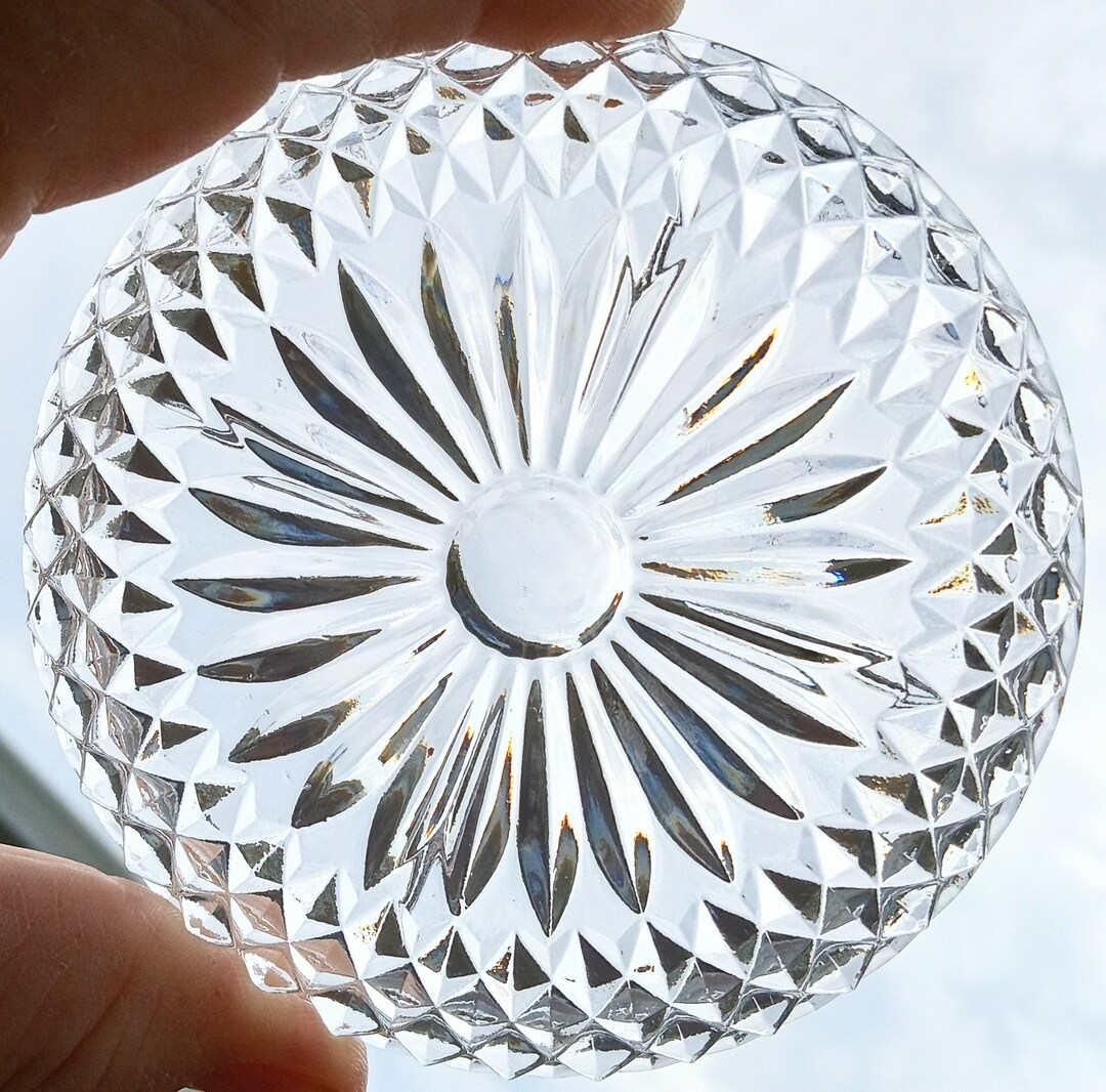 1974-1992, Set of 6 Fostoria's Stratton, Crystal Drink Coasters - Etsy