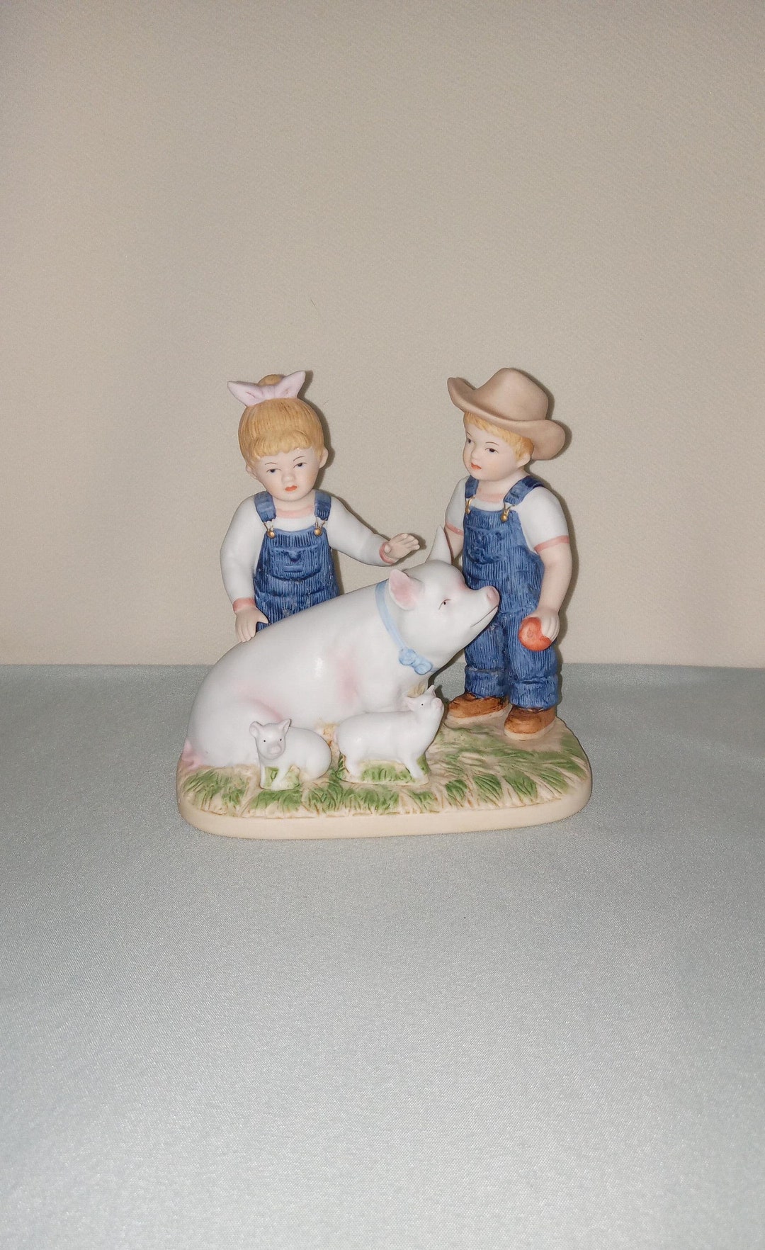 1985 Denim Days, prize Pig With Two Piglets, Danny and Debbie by Home ...