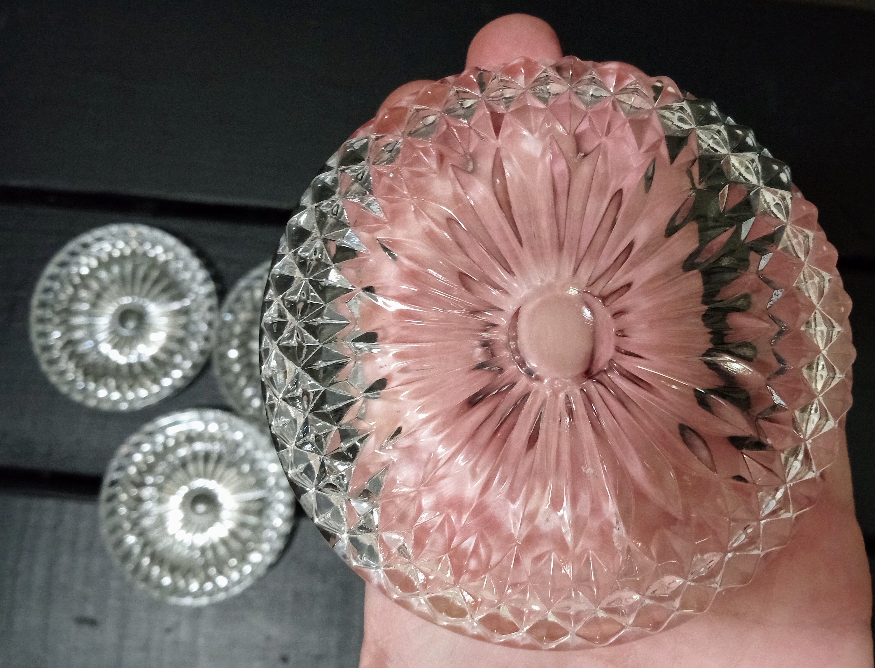 1974-1992, Set of 6 Fostoria's Stratton, Crystal Drink Coasters - Etsy