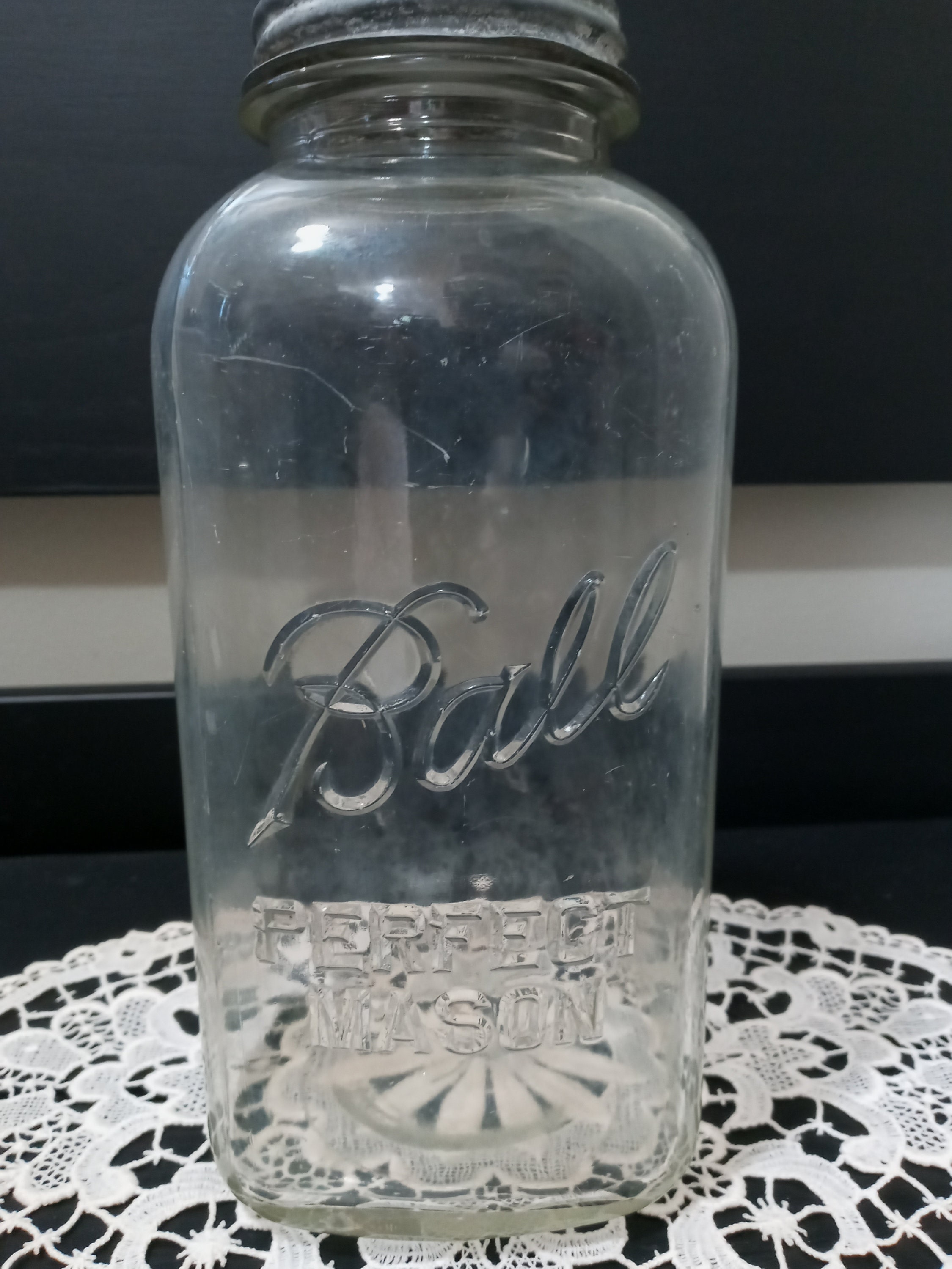 1923-1933 Rare Square Half Gallon Ball Perfect Mason Jar With - Etsy