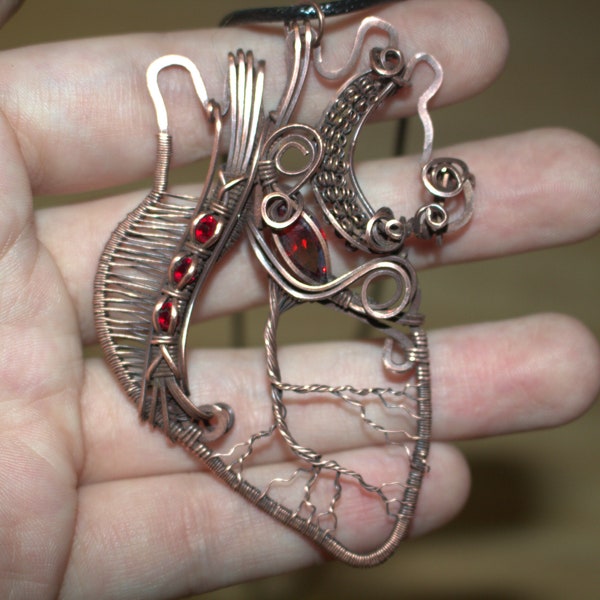 Wire Wrapped Heart - Etsy