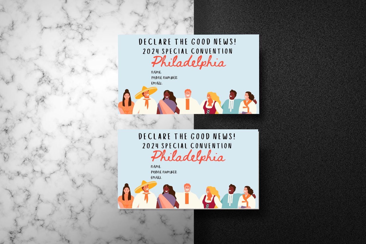 JW 2024 Philadelphia Special Convention Contact Cards JW Special ...