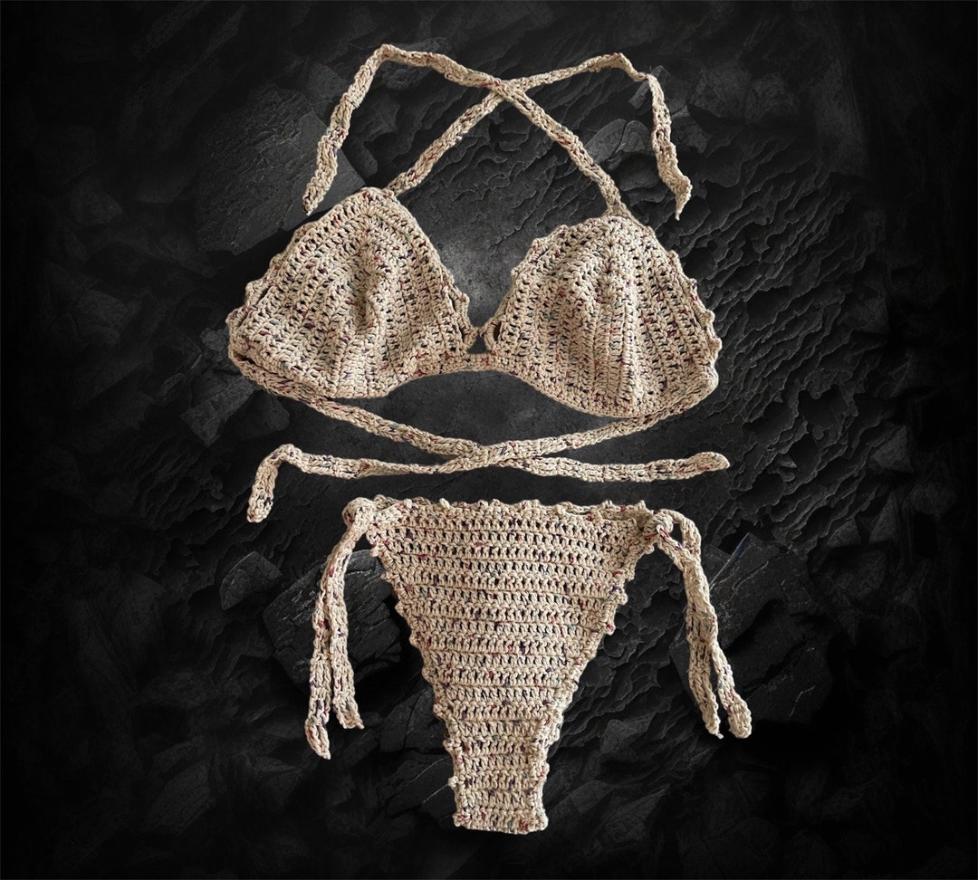 Handmade Crochet Swimsuit Set. Different Colors and Sizes Available ...