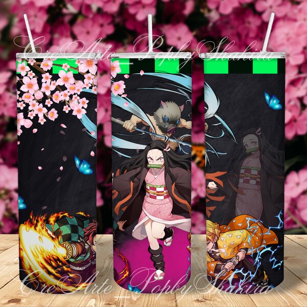 Demon Slayer Sublimation Template - Etsy