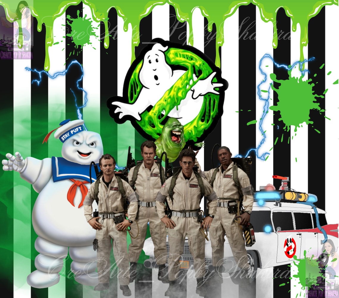 Ghostbusters Wrap Tumbler, Digital Png Wrap Skinny Tumbler 20oz ...