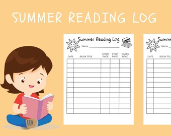 Summer Reading Bundle for Kids Reading Printable Activities - Etsy