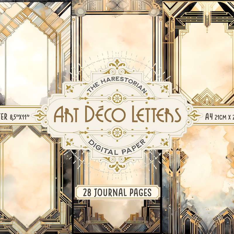 Art Deco Journal - Etsy