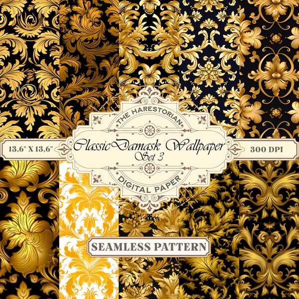 Vintage Scroll Pattern Wallpaper - Etsy