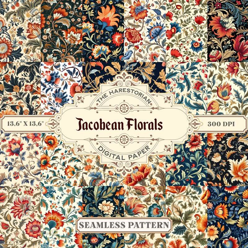 Jacobean - Etsy