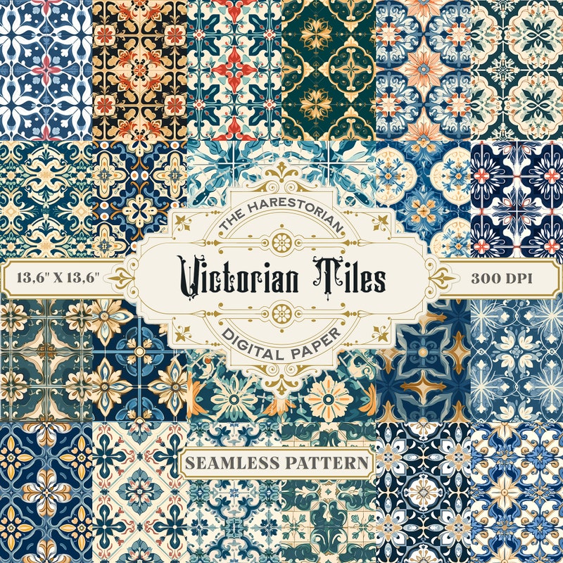 Victorian Tile - Etsy